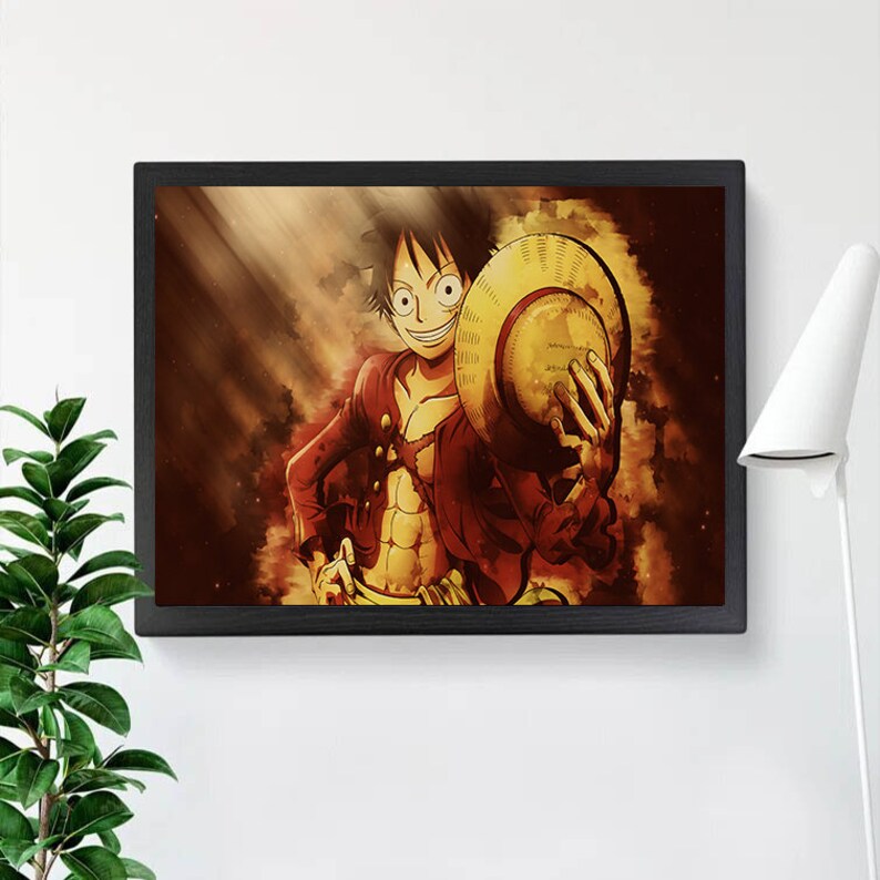 One Piece Monkey D Luffy Manga Series Poster High-quality Glossy Paper ...