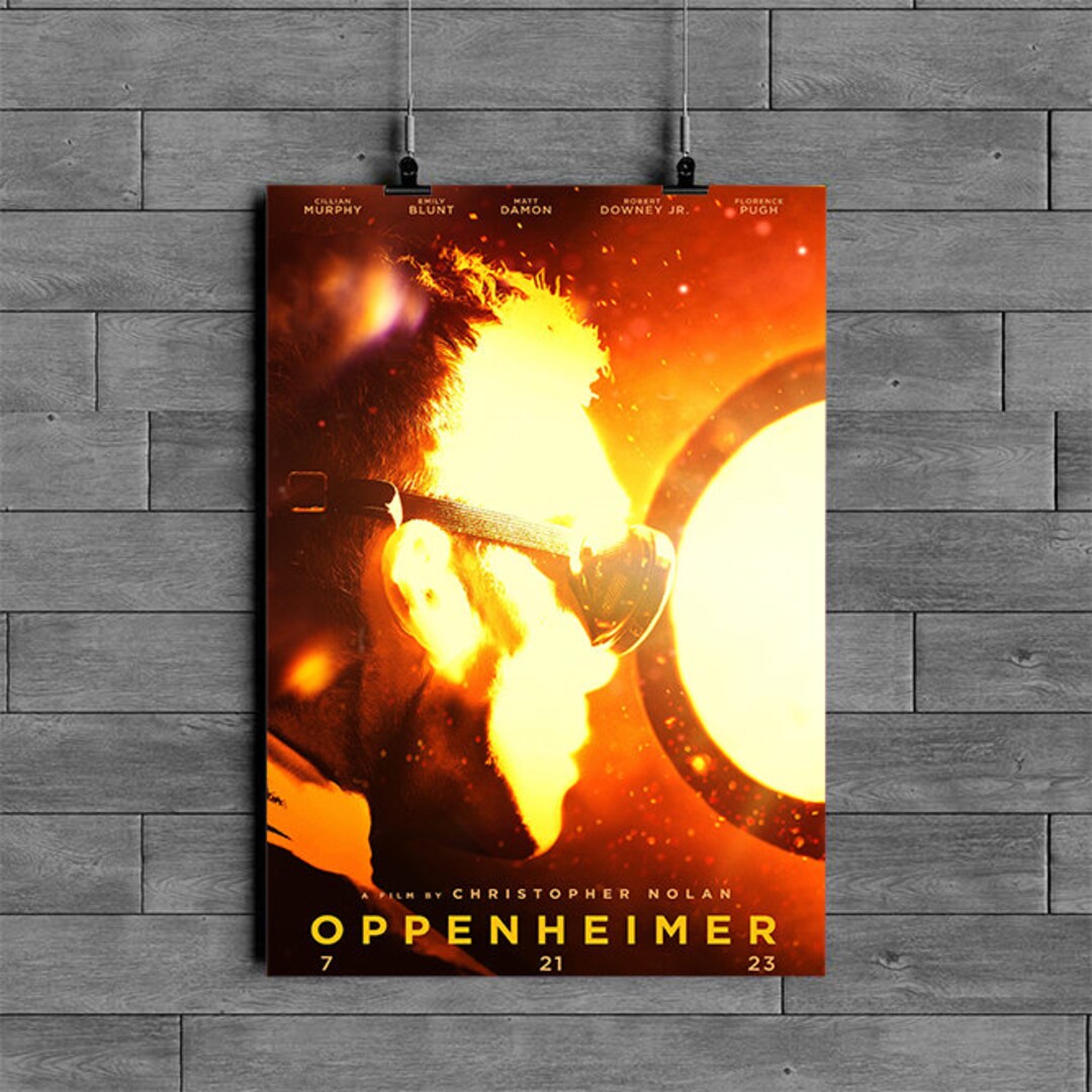 Oppenheimer 2023 V1 Movie Poster High-quality Glossy Paper A1 A2 A3 A4 ...