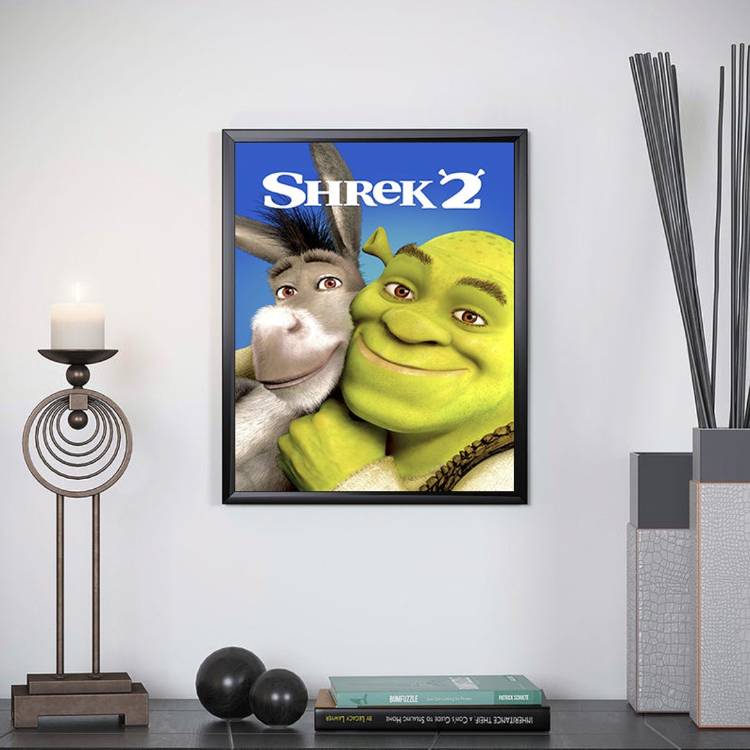 Shrek 2 2004 Movie Poster High-quality Glossy Paper A1 A2 A3 A4 A3 ...