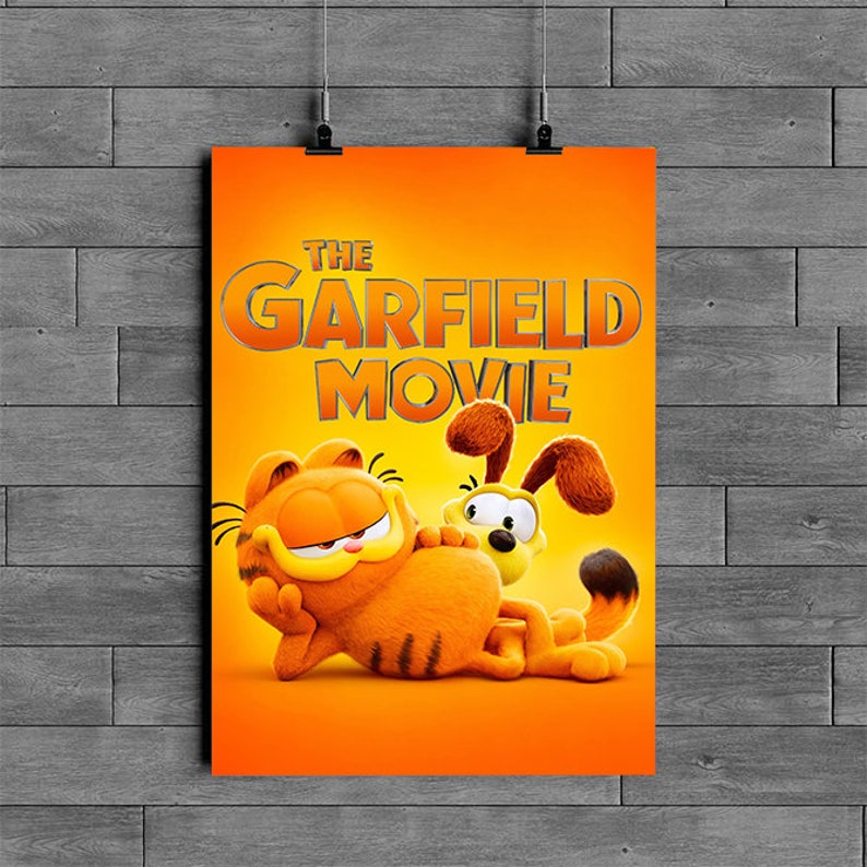 The Garfield Movie 2024 V9 Movie Poster High-quality Glossy Paper A1 A2 ...