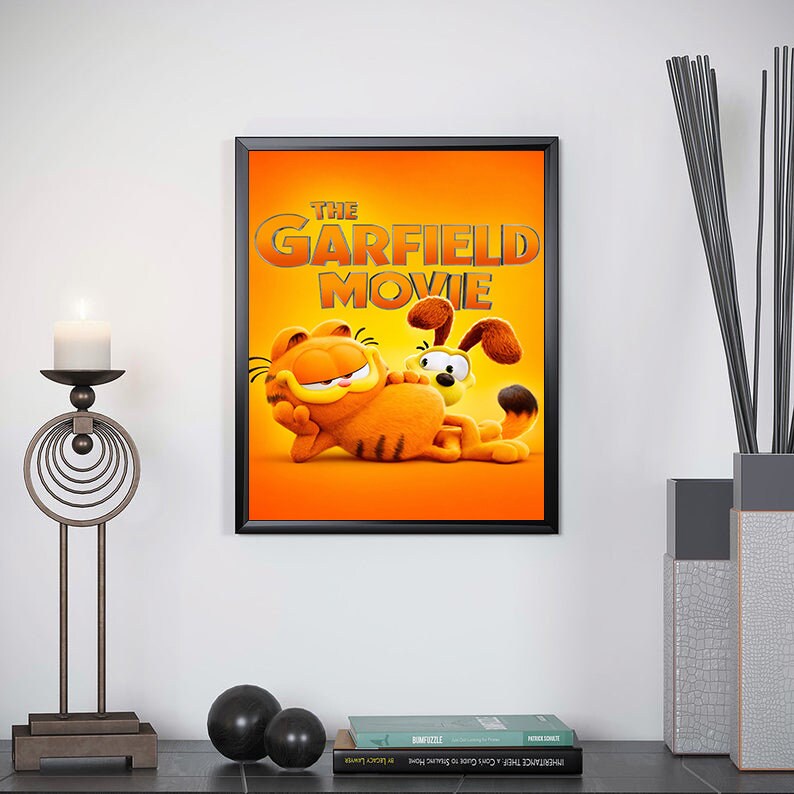 The Garfield Movie 2024 V9 Movie Poster High-quality Glossy Paper A1 A2 ...