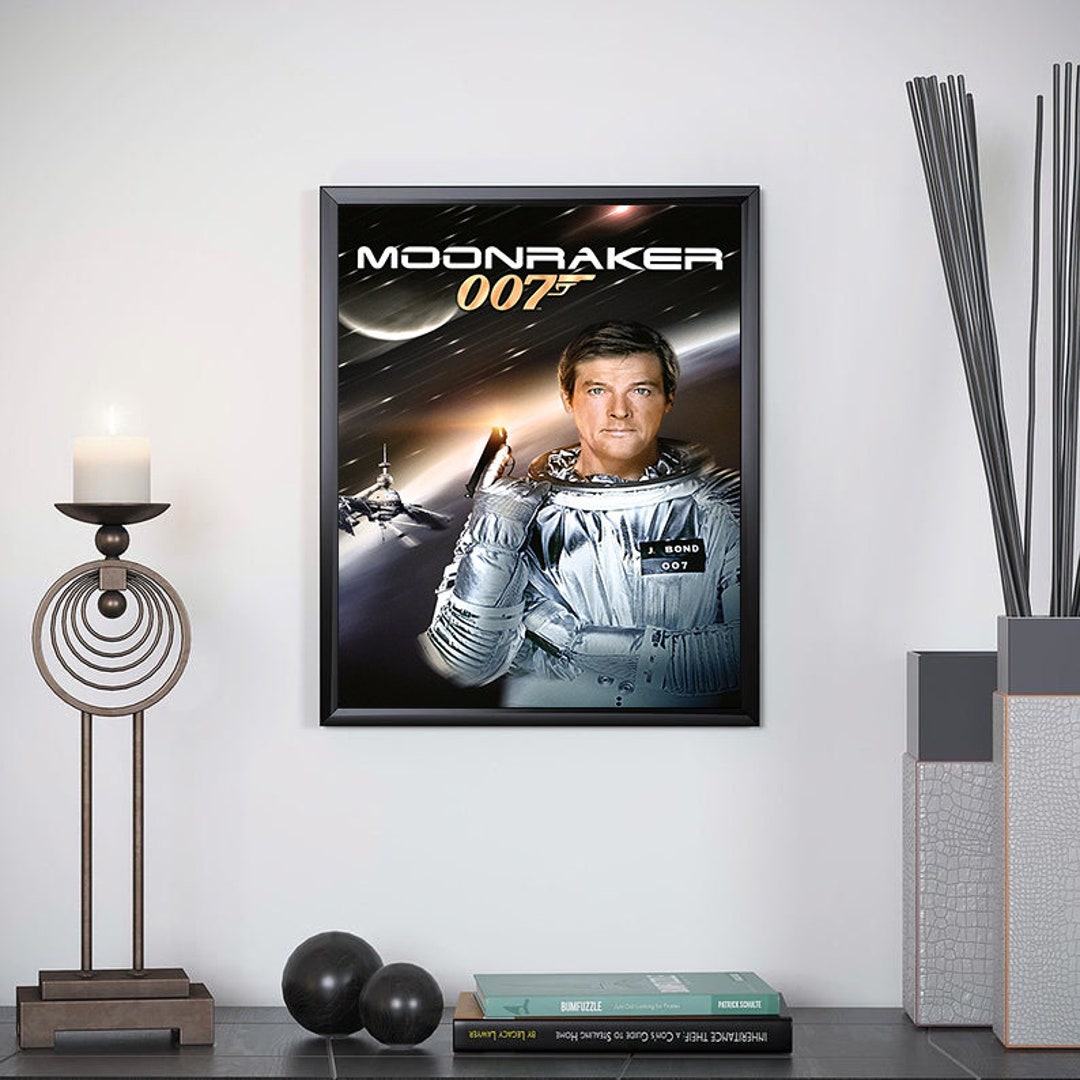 Moonraker 1979 Movie Poster High-quality Glossy Paper A1 A2 A3 A4 A3 Framed or Unframed - Etsy