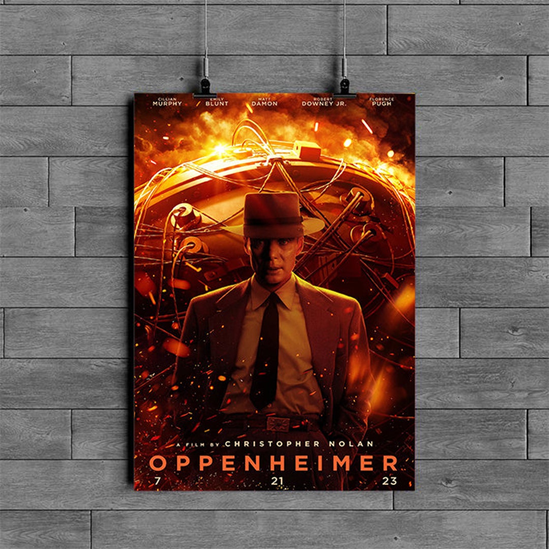 Oppenheimer 2023 Movie Poster High-quality Glossy Paper A1 A2 A3 A4 A3 ...