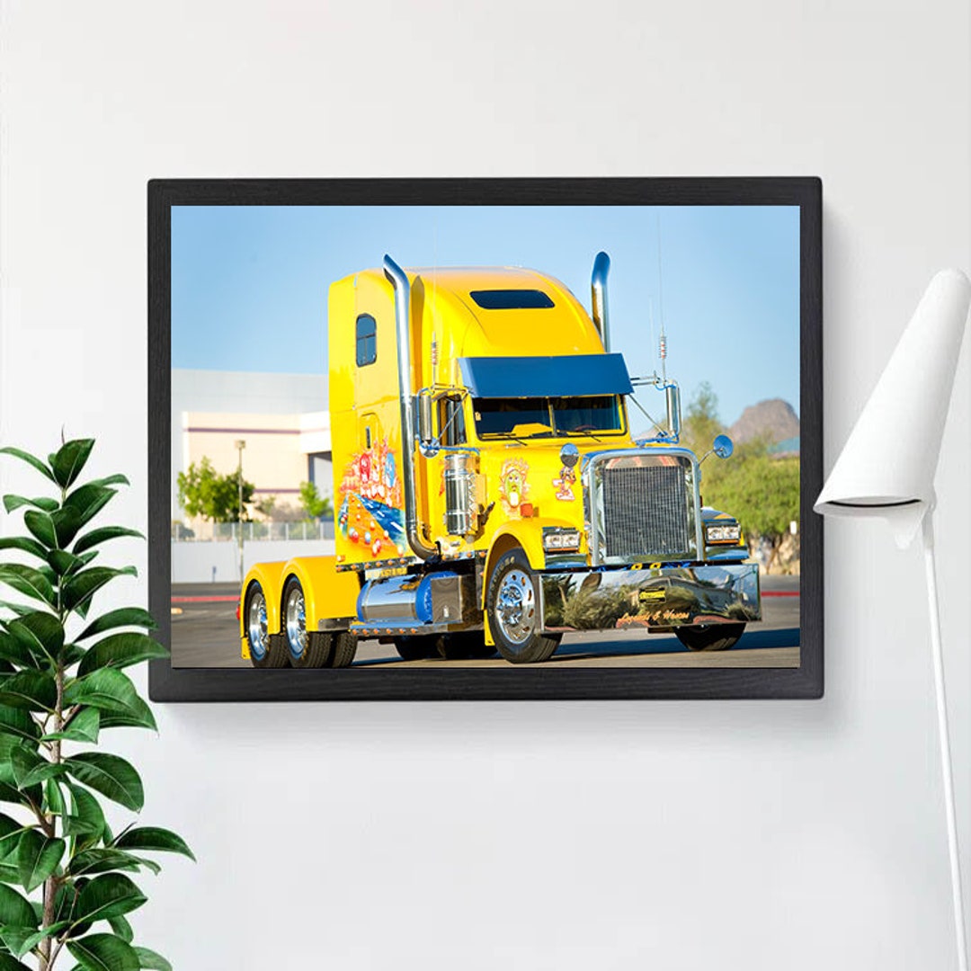 Freightliner Truck Poster High-quality Glossy Paper A1 A2 A3 A4 A3 ...