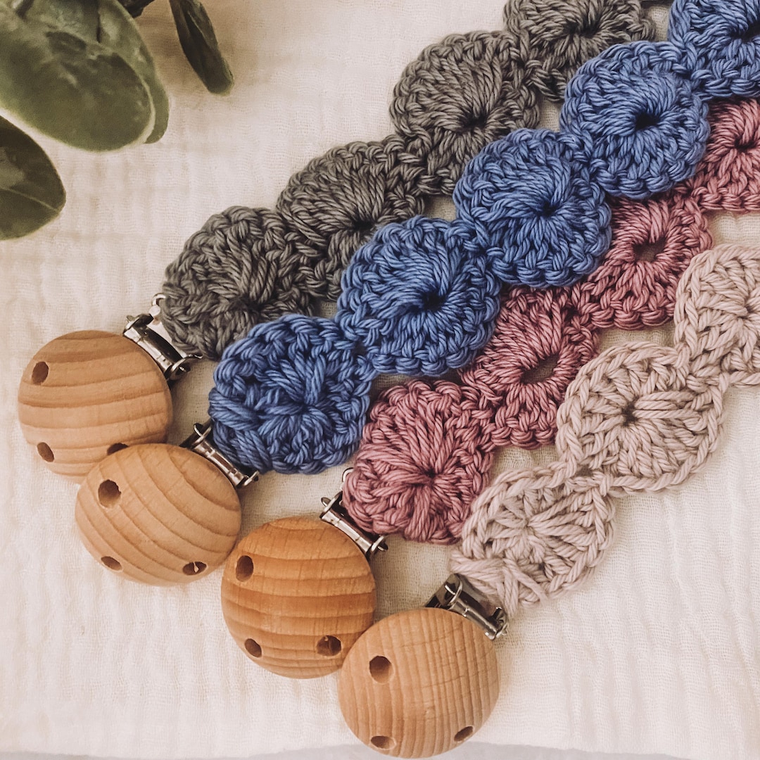 Duluxe Crocheted Dummy Clip Custom Made Handmade - Etsy