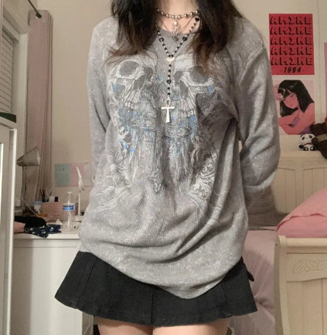 Y2k Womens Long Sleeve Top Y2k vintage t-shirts 2000s - Etsy Australia
