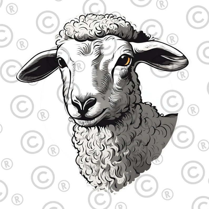DIY Lamb Clip Art Bundle - SVG, PDF, Png, Jpeg for Crafts and Projects ...