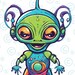 Alien SVG Bundle for Kids: T-shirt, DIY Mugs & Decals - Vector Cutting ...