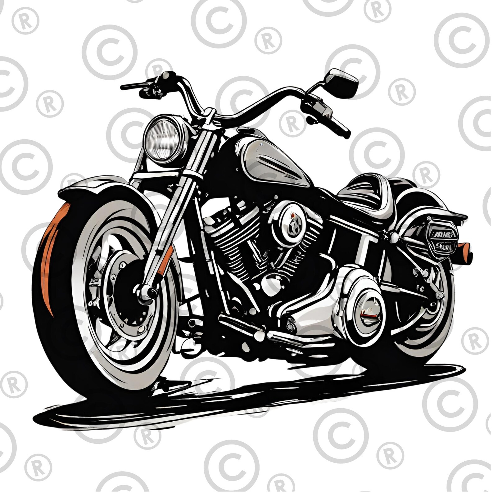 Harley Davidson Chopper SVG Bundle – Vintage Motorcycle Clipart – Biker ...
