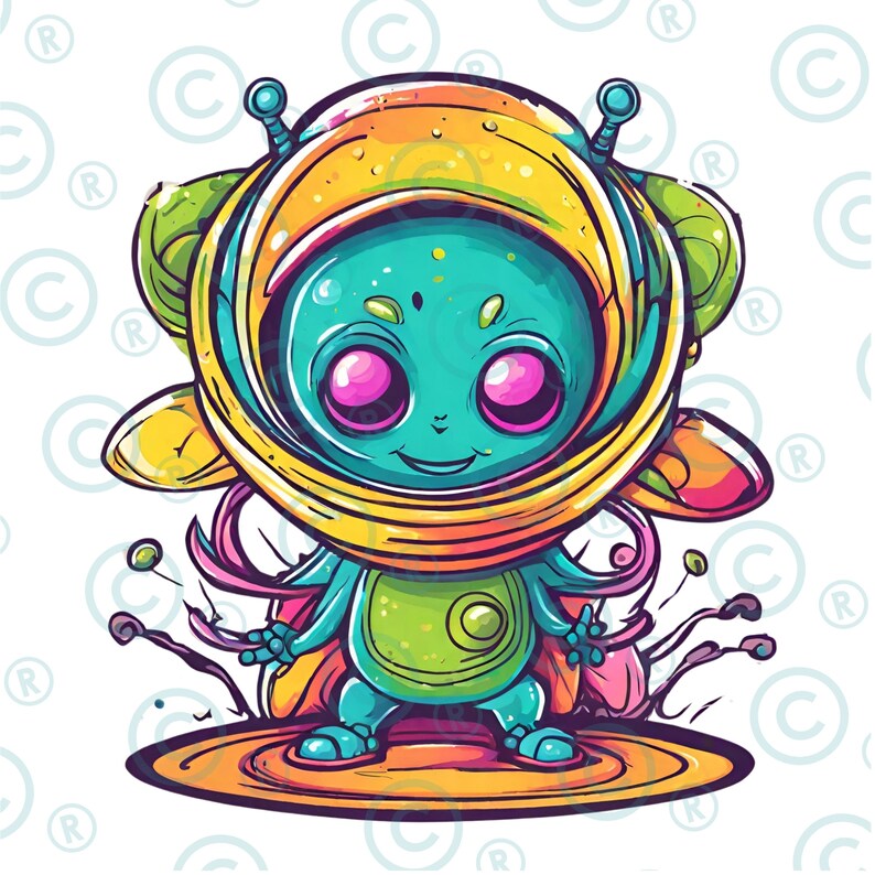 Alien SVG Bundle for Kids: T-shirt, DIY Mugs & Decals - Vector Cutting ...
