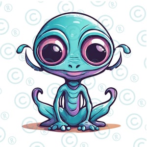 Alien SVG Bundle for Kids: T-shirt, DIY Mugs & Decals - Vector Cutting ...