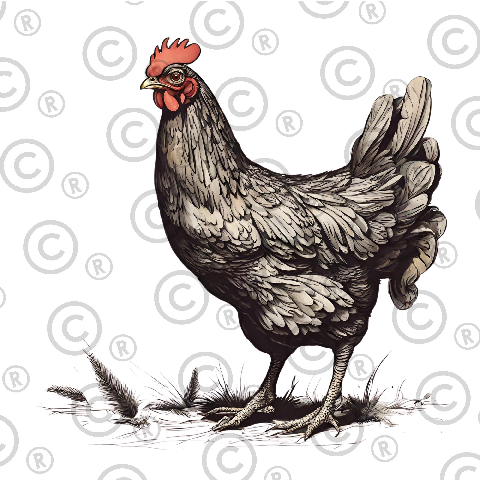 Chicken Clip Art Bundle - SVG, PDF, PNG, Jpeg Files Included - Etsy UK