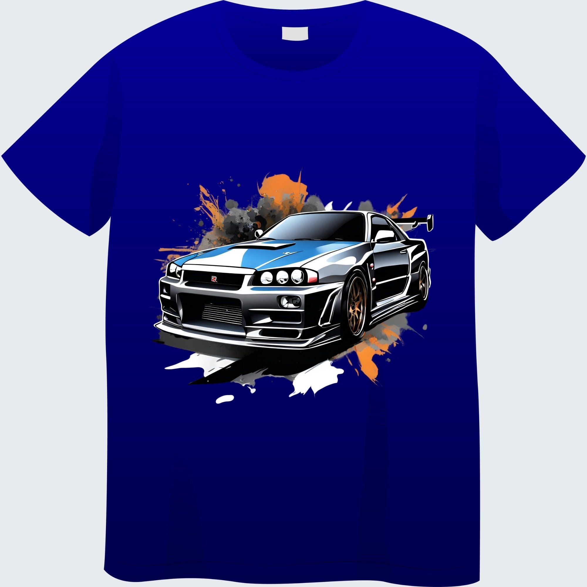 1999 Nissan Skyline GT-R R34 Digital Design - SVG - PNG - Pdf - Jpeg ...