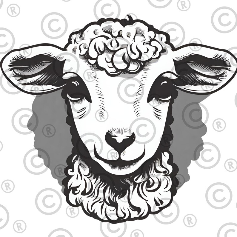 DIY Lamb Clip Art Bundle - SVG, PDF, Png, Jpeg for Crafts and Projects ...