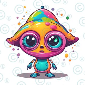 Alien SVG Bundle for Kids: T-shirt, DIY Mugs & Decals - Vector Cutting ...