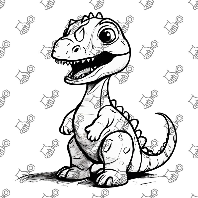 Baby Dinosaur Clipart Set - Baby Dino SVG - Cutting File for Cricket ...