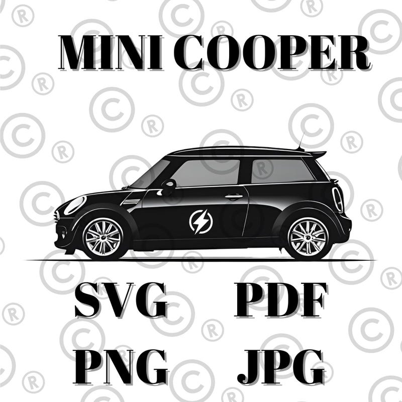 Mini Cooper Graphic Design - Etsy