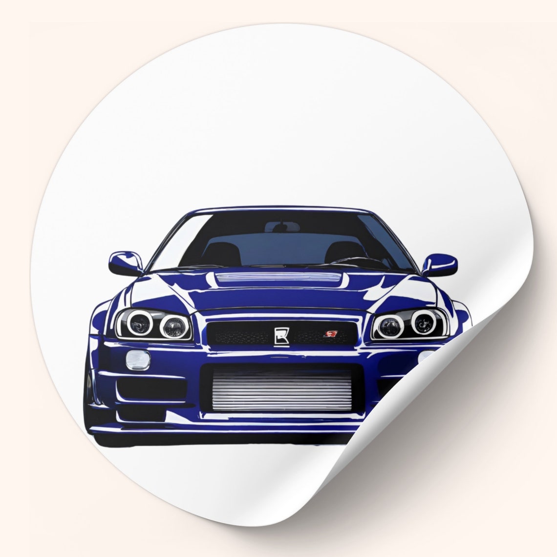 Nissan Skyline R34 Clipart Set - GT34 Svg -skyline Png - GTR34 Design ...