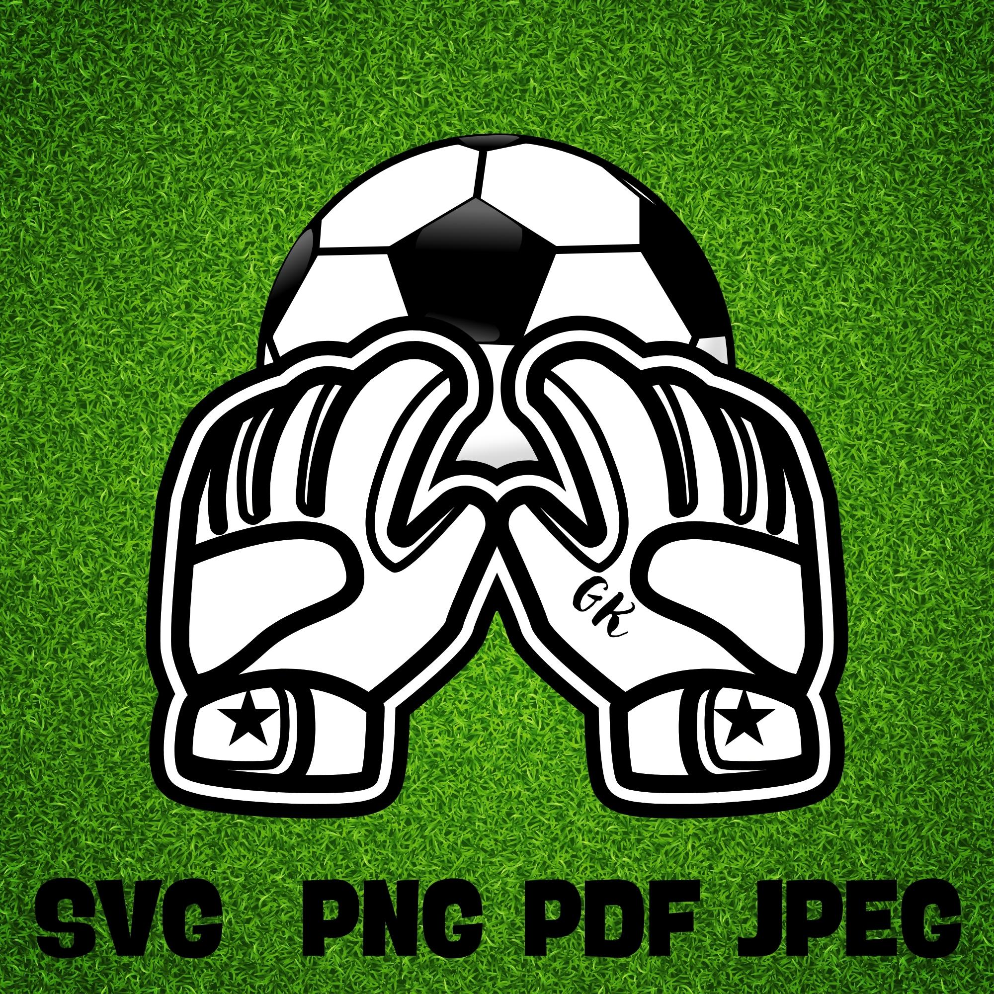 Soccer Goalie Gloves Clipart | GK Gloves Graphic (svg, Png, Pdf, Jpeg ...