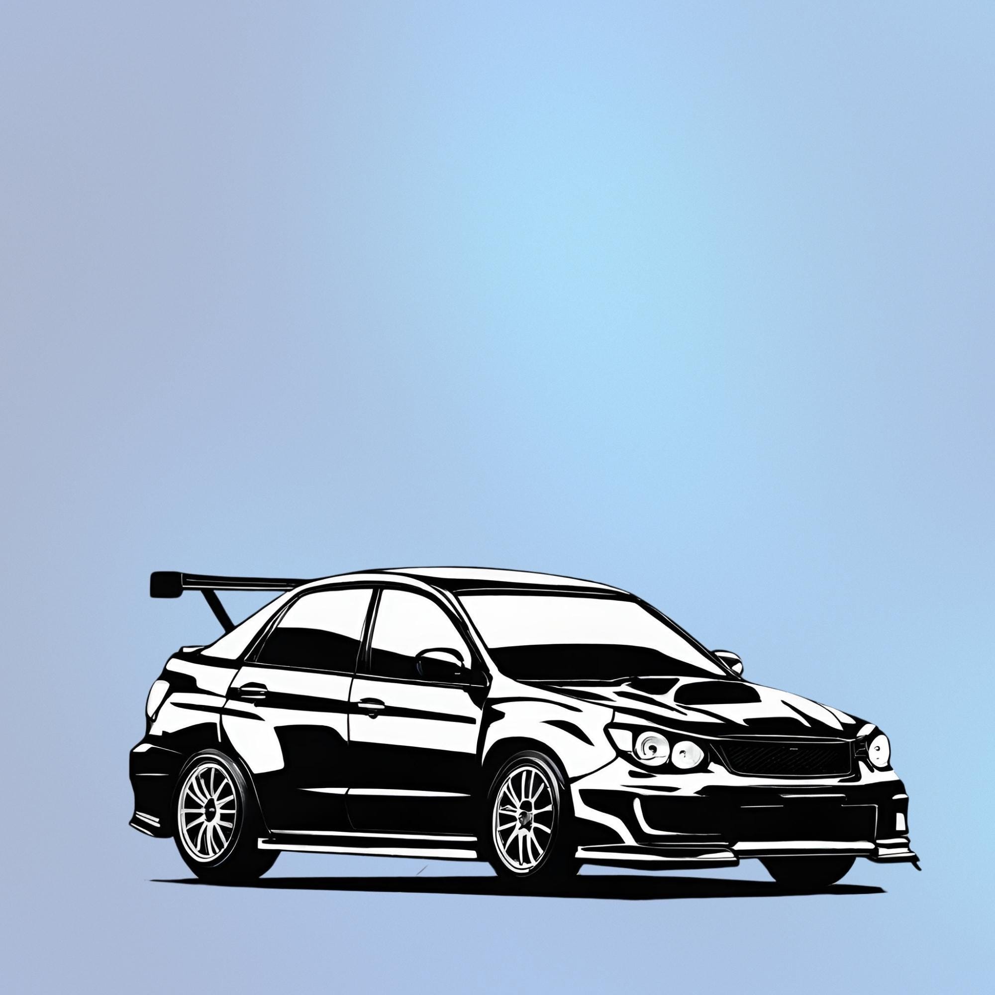 Subaru Impreza WRX STI Clip Art - Svg, Png, Pdf, Jpeg - Vector ...