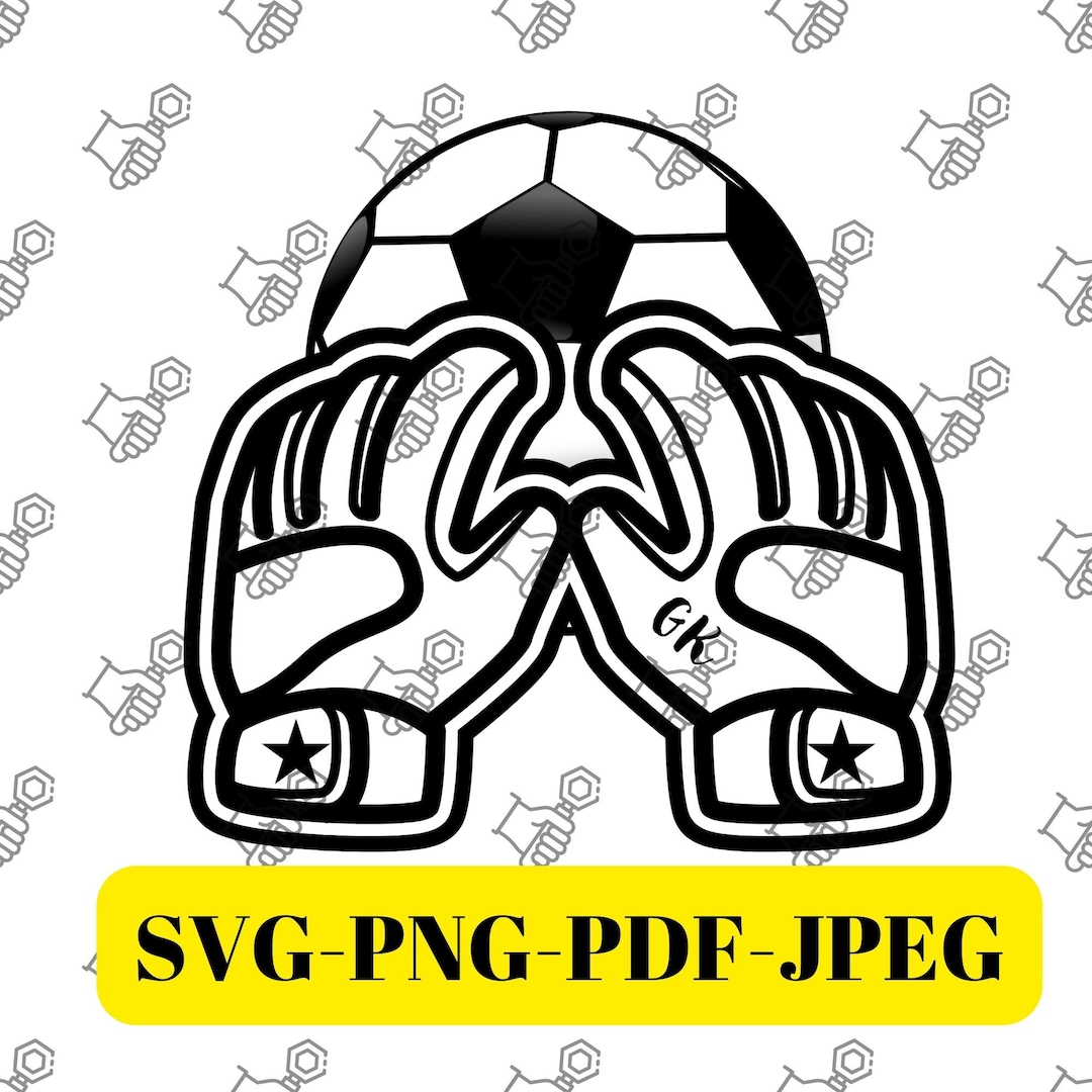 GoalKeeper SVG Football Clipart GoalKeeper PNG Sport Svg Soccer Clip ...