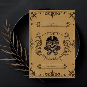 Harley Davidson Wedding Invitations Template - Harley Motorcycle Lovers ...