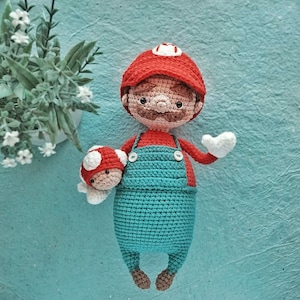 Super Mario Crochet Pattern. Amigurumi Super Mario Pattern. PDF ...