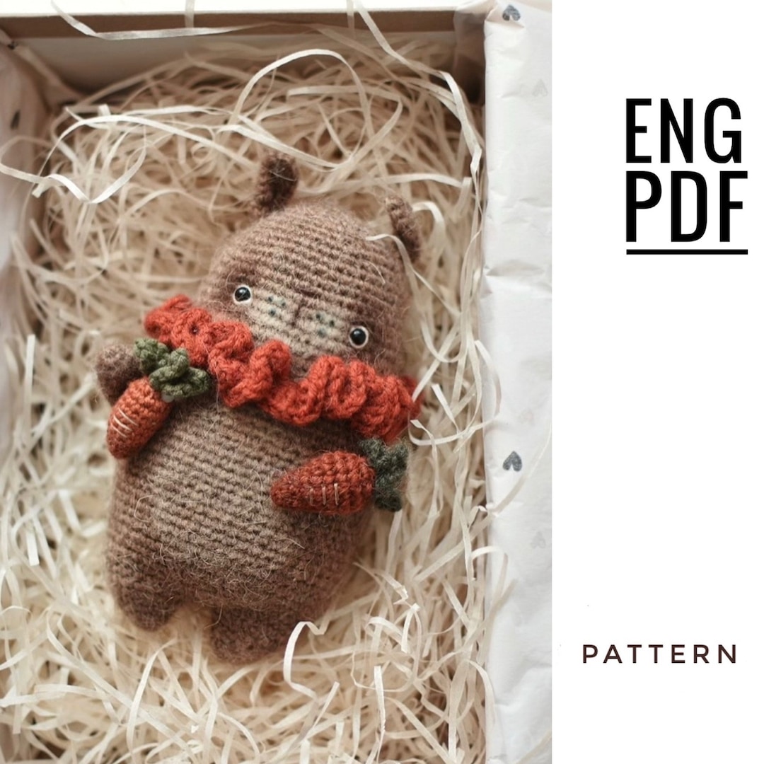 Bunny Crochet Pattern. Amigurumi Bunny Pattern. PDF. English. Digital ...