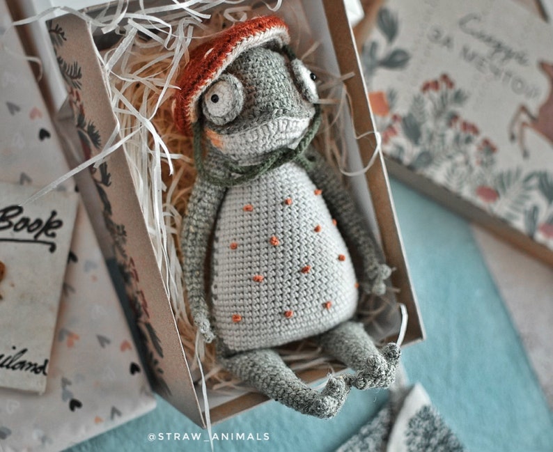 Frog Crochet Pattern (without Clothing). Amigurumi Frog Pattern. PDF ...