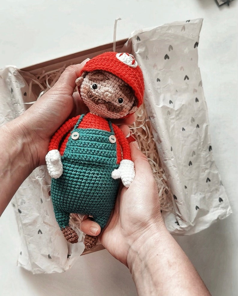 Super Mario Crochet Pattern. Amigurumi Super Mario Pattern. PDF ...