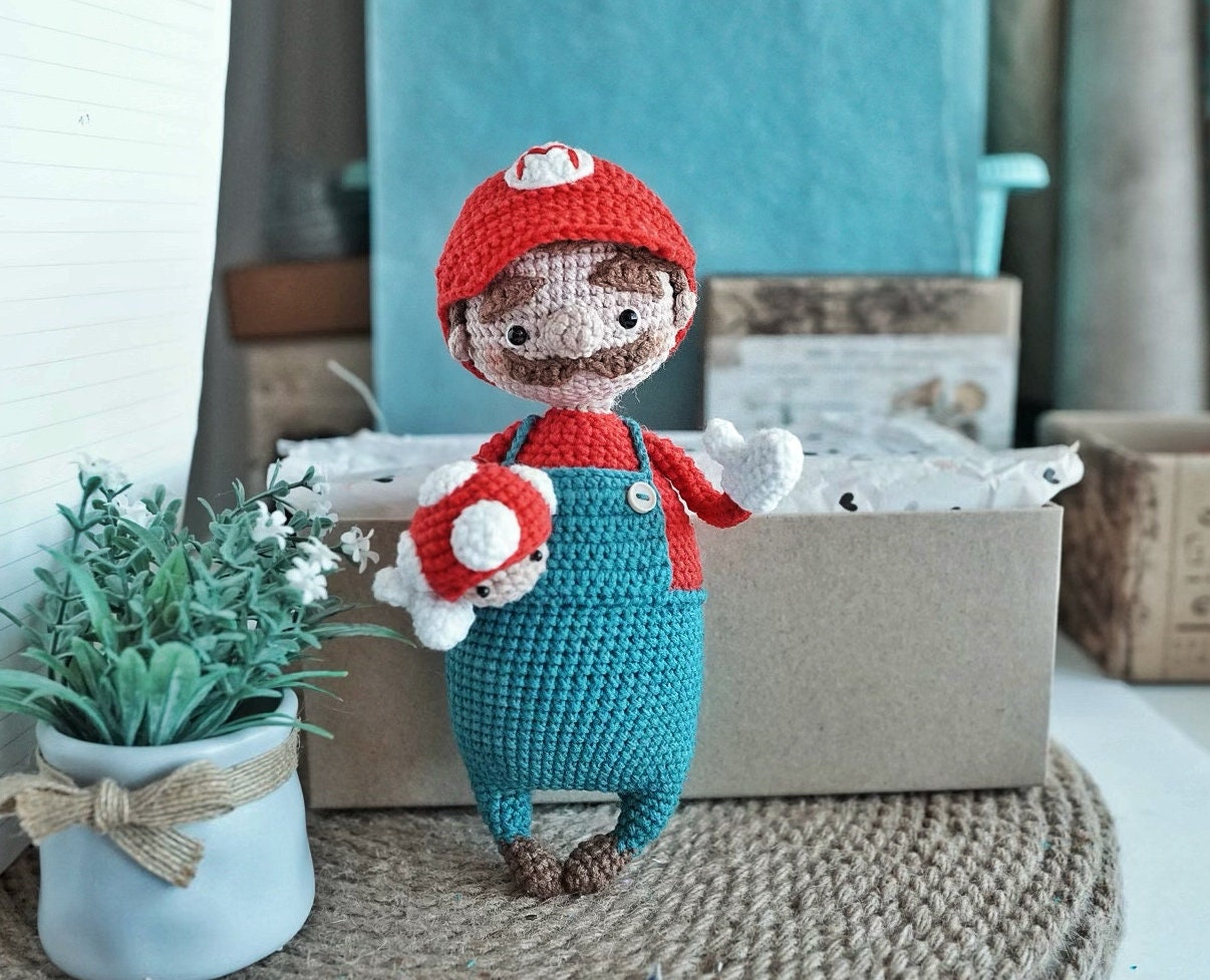 Super Mario Crochet Pattern. Amigurumi Super Mario Pattern. PDF ...