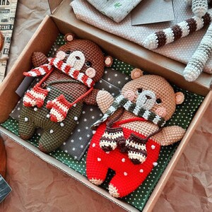 Bear-gingerbread Crochet Pattern. Amigurumi Bear Pattern. PDF. English ...