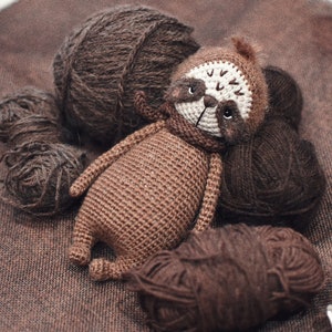 Sloth Crochet Pattern. Amigurumi Sloth Pattern. PDF. English. Digital ...