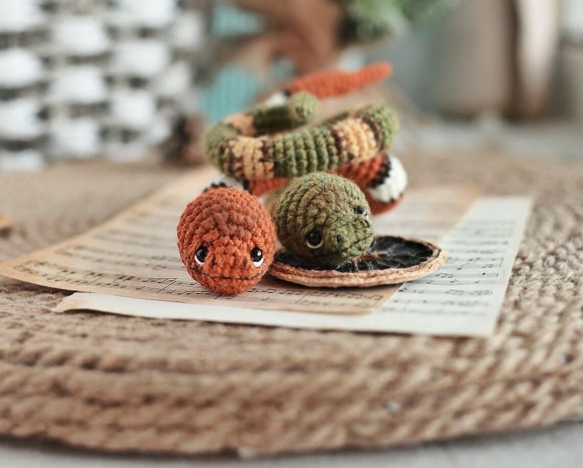 Snake Crochet Pattern. Amigurumi Snake Pattern. PDF. English. Digital ...