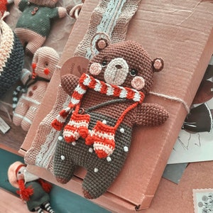 Bear-gingerbread Crochet Pattern. Amigurumi Bear Pattern. PDF. English ...