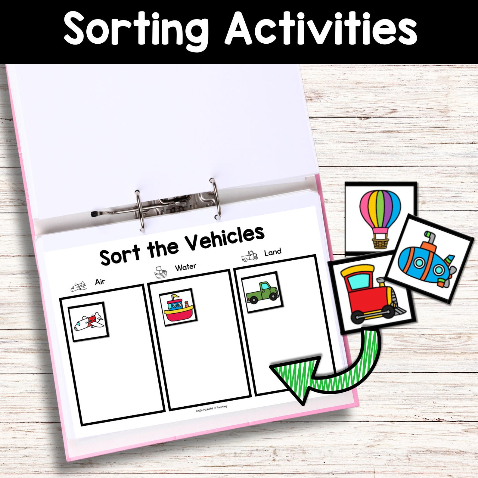Preschool Learning Binder - Preschool Busy Book, Activity Book for ...