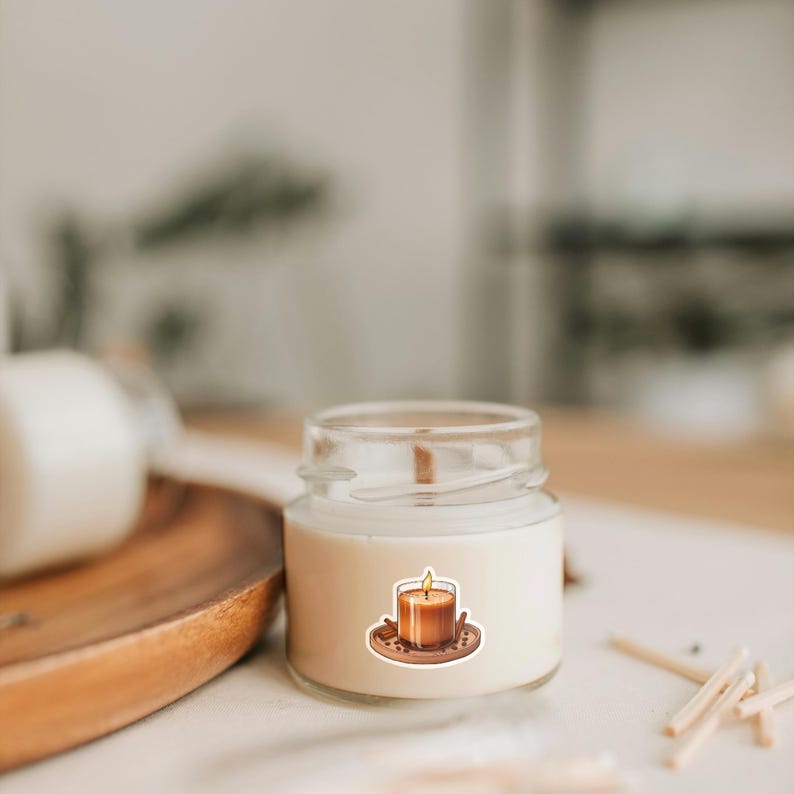 Café Aesthetic Sticker Bundle - Printable Stickers - 61 Pre-cropped PNG ...