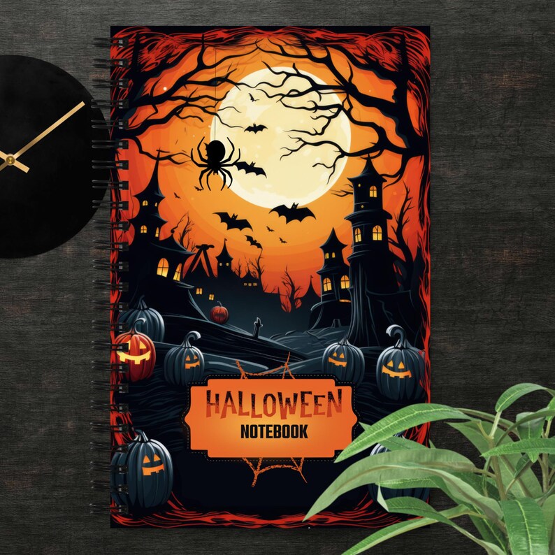 Halloween Day Special Writing Notebook Scrapbook: Spiral - Etsy