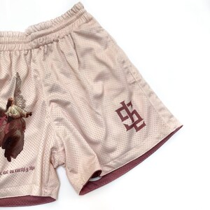 Reversible Mesh Shorts 4" - Angel (pink/cream) - Etsy