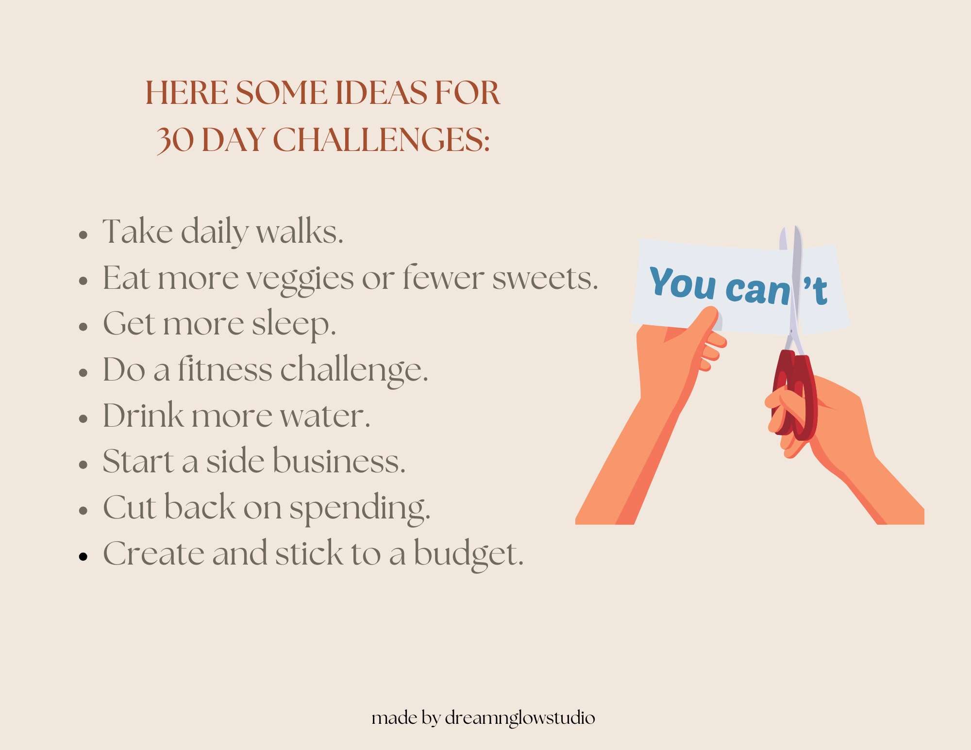 30 Day Challenge Goal Setting Progress Tracker Habit - Etsy