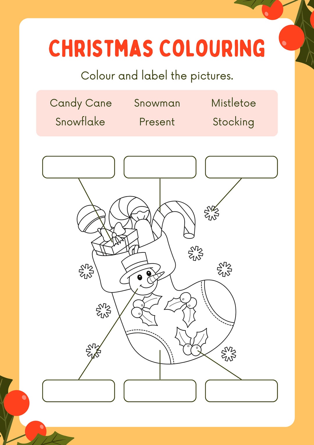 Get Creative With Festive Christmas Coloring Pages.jingle and Color ...