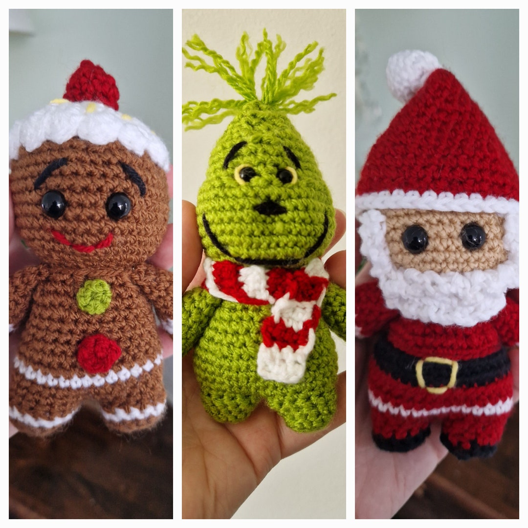 Homemade Crochet Christmas Characters - Etsy