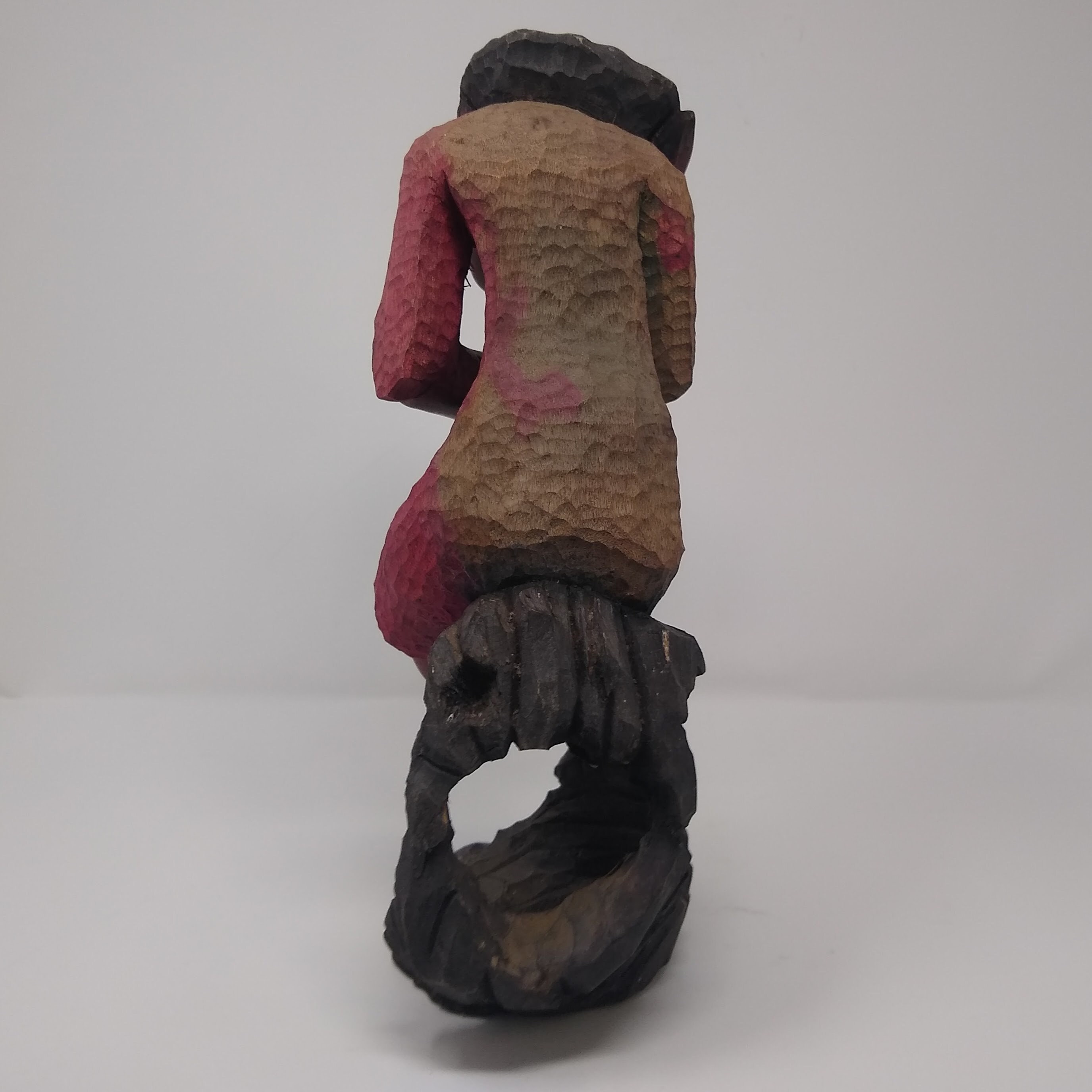 Carved Wood Polychrome Vodun Statue by Andre Eugene - Etsy