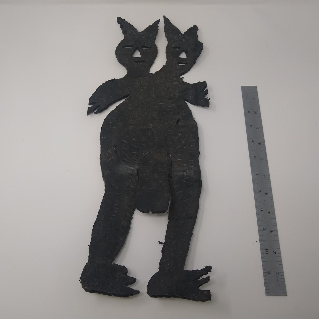 The Ghede Twins # 2, Neo-voodoo Cutout Sculpture by Andre Eugene - Etsy