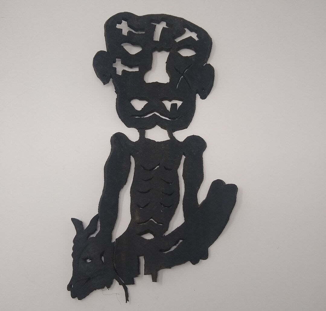 Ghede in Graveyard Meditation -- Cutout Figure by Haitian Sculptor ...