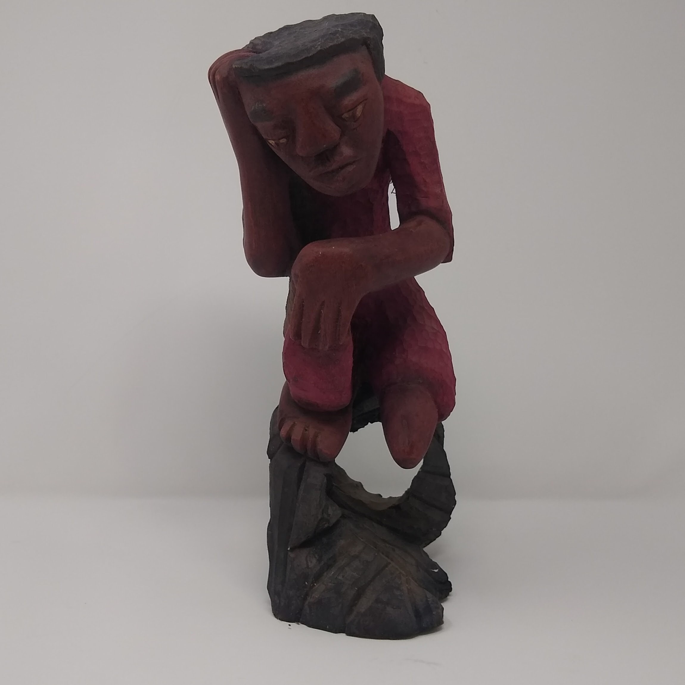 Carved Wood Polychrome Vodun Statue by Andre Eugene - Etsy