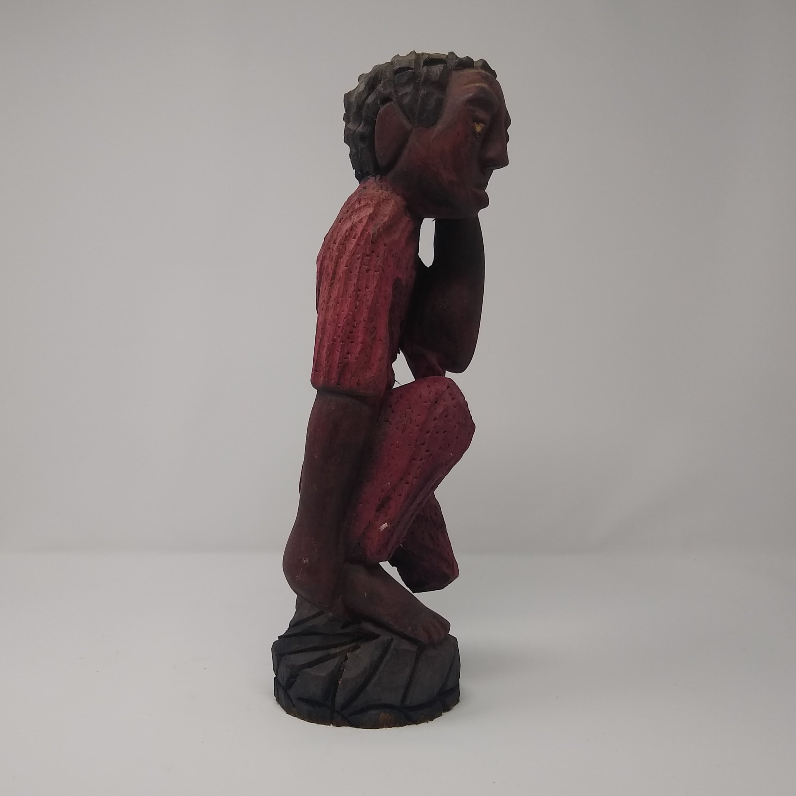 Ti-jean Precursor Petro Lwa Polychrome Wood Sculpture by - Etsy