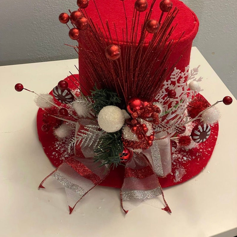 Top Hat Tree Topper - Etsy