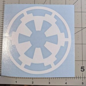 STAR WARS Imperial Cog Symbol Decal 4x4" You Choose Color - Etsy