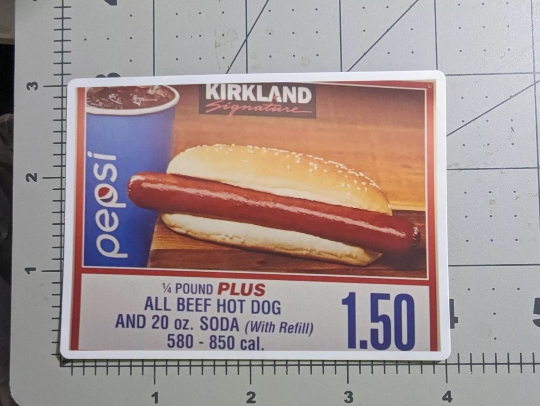 Costco Hotdog Sign Die-cut Vinyl Sticker - NEW Variations! Check It Out ...